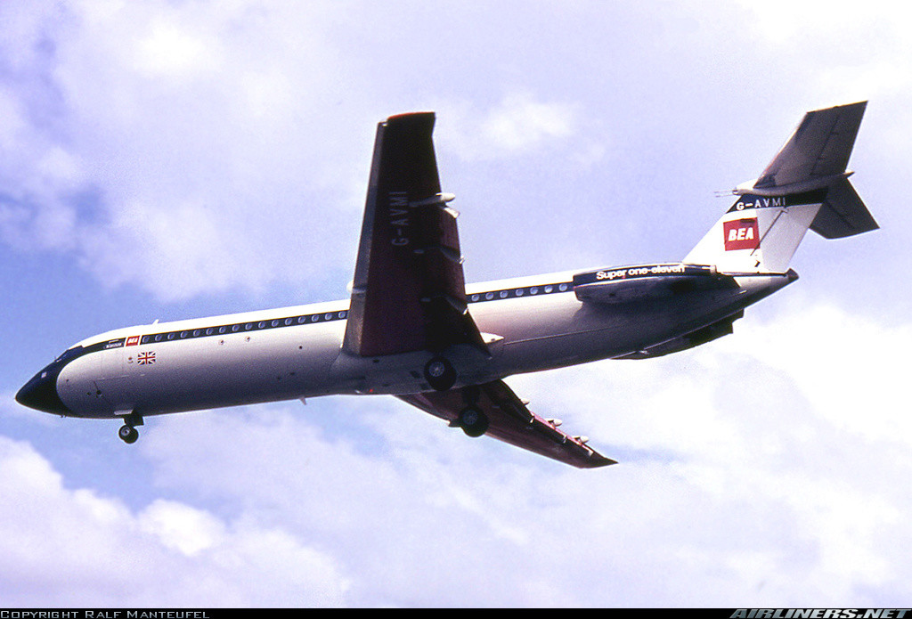 British European Airways (BEA) BAC-111-500 JC2BEA954 JC Wings 1:200 ...