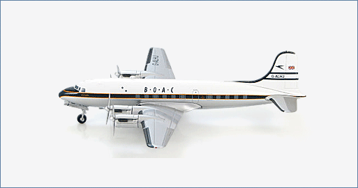 British Overseas Airways Corporation (BOAC) C-4 Argonaut (DC-4) HL2018 ...