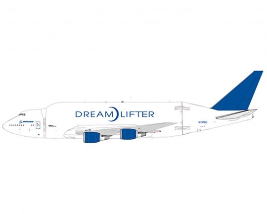 Boeing Corporation B747-400LCF Dreamlifter LH4BOE175A JC Wings 1:400 ...