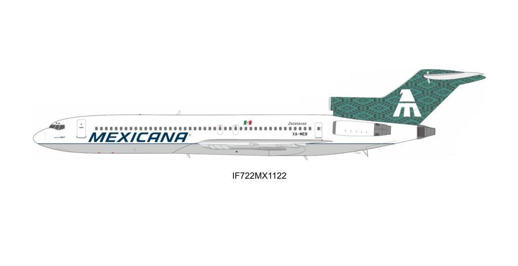 Mexicana B727-200 IF722MX1122 Inflight200 1:200 **Pre-Venta ...